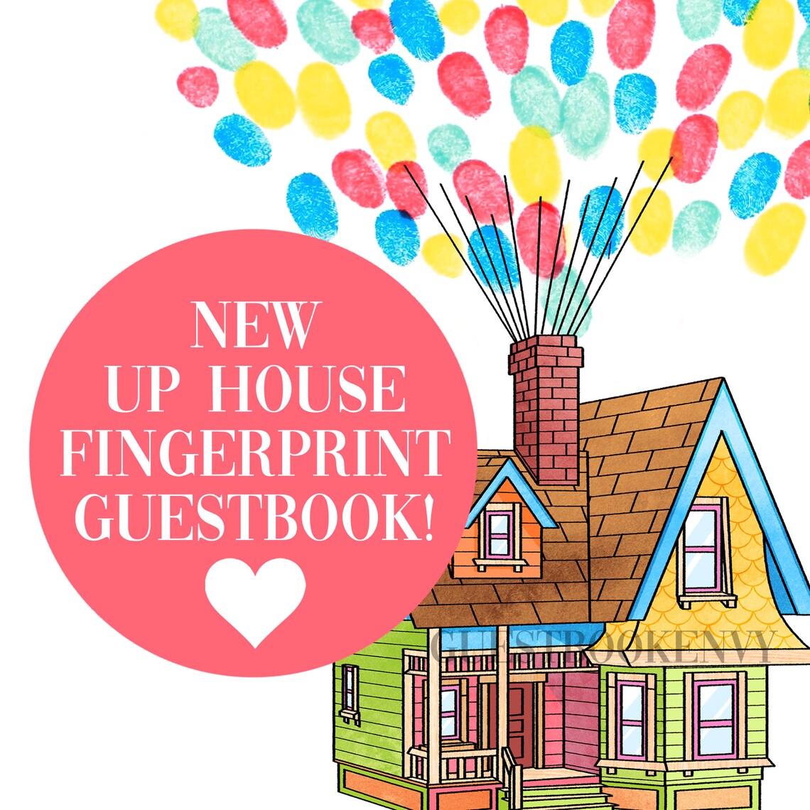 Up House Guest Book up House Wedding up House Guestbook up | Etsy