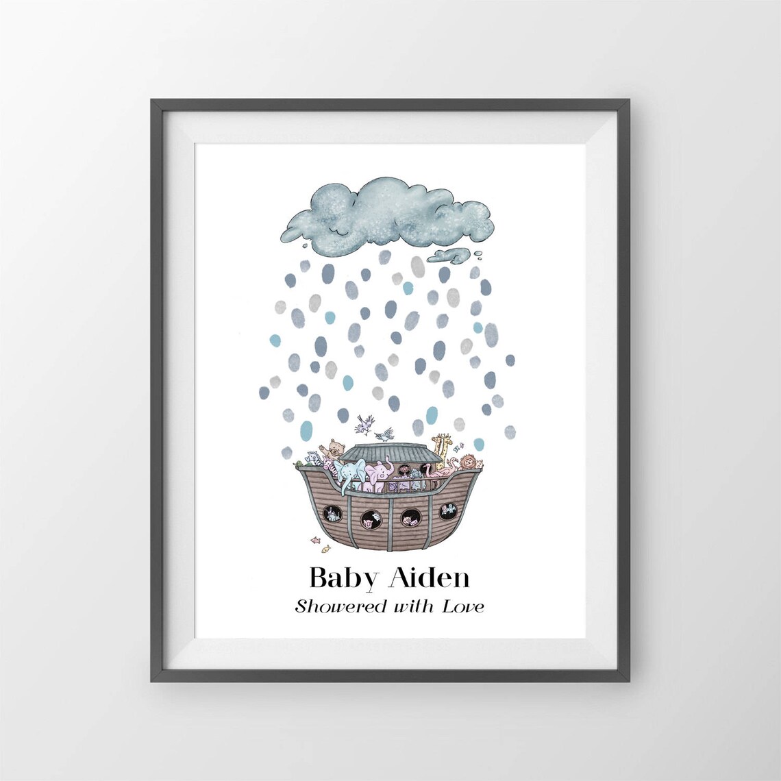 Christian baby shower sign in religious baby shower sign in | Etsy