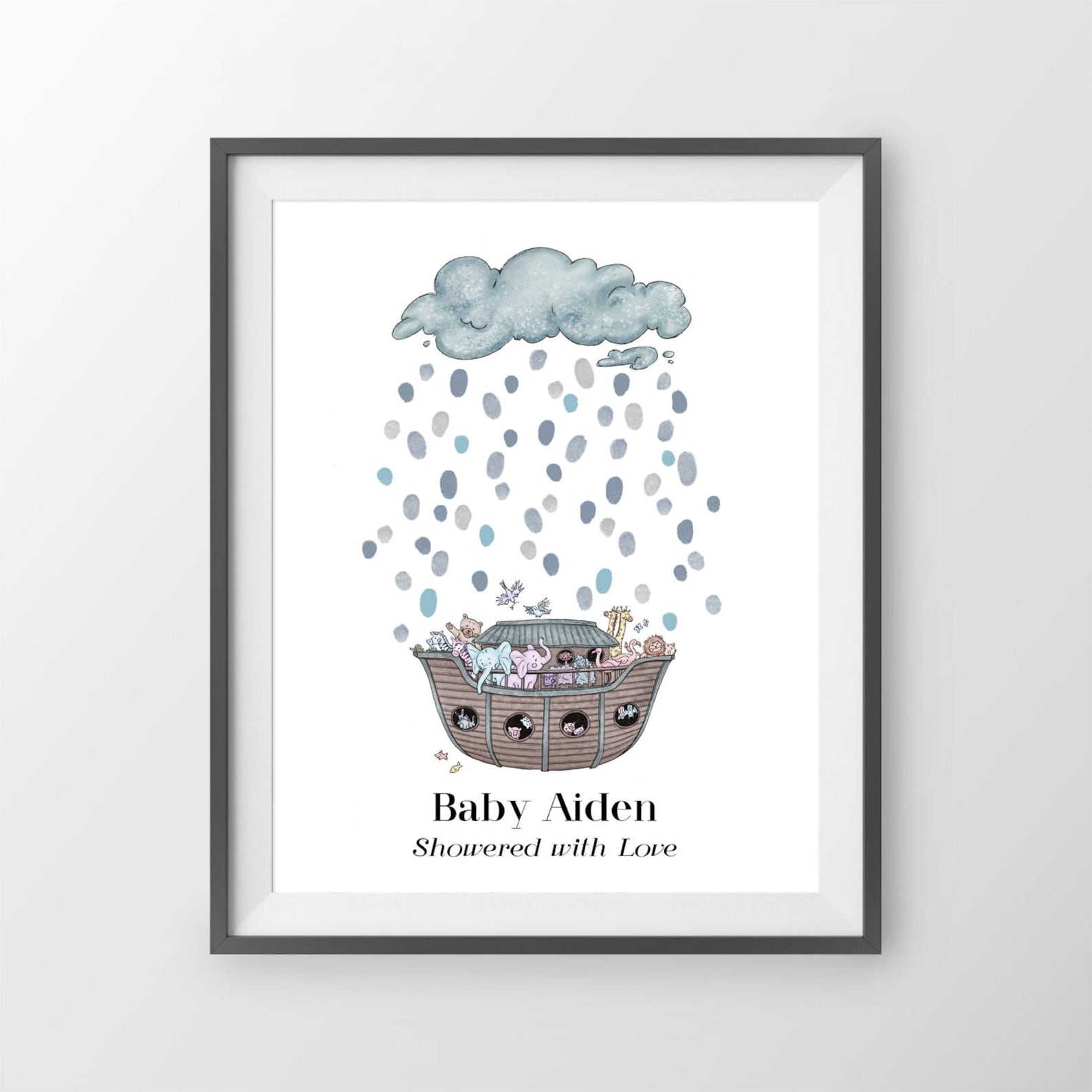 Christian baby shower sign in religious baby shower sign in | Etsy