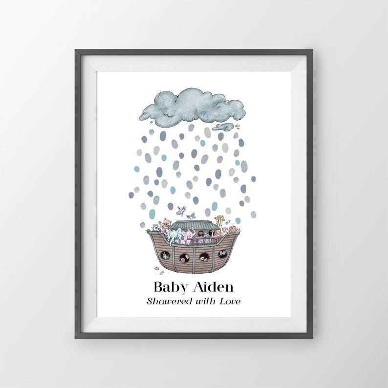 Christian baby shower sign in religious baby shower sign in | Etsy