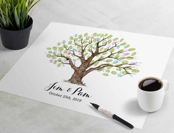 Family Tree Guest Book Family Tree Sign In Family Tree - Etsy