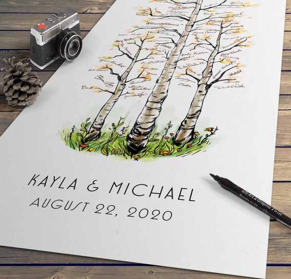 Wedding Guest Signature Tree