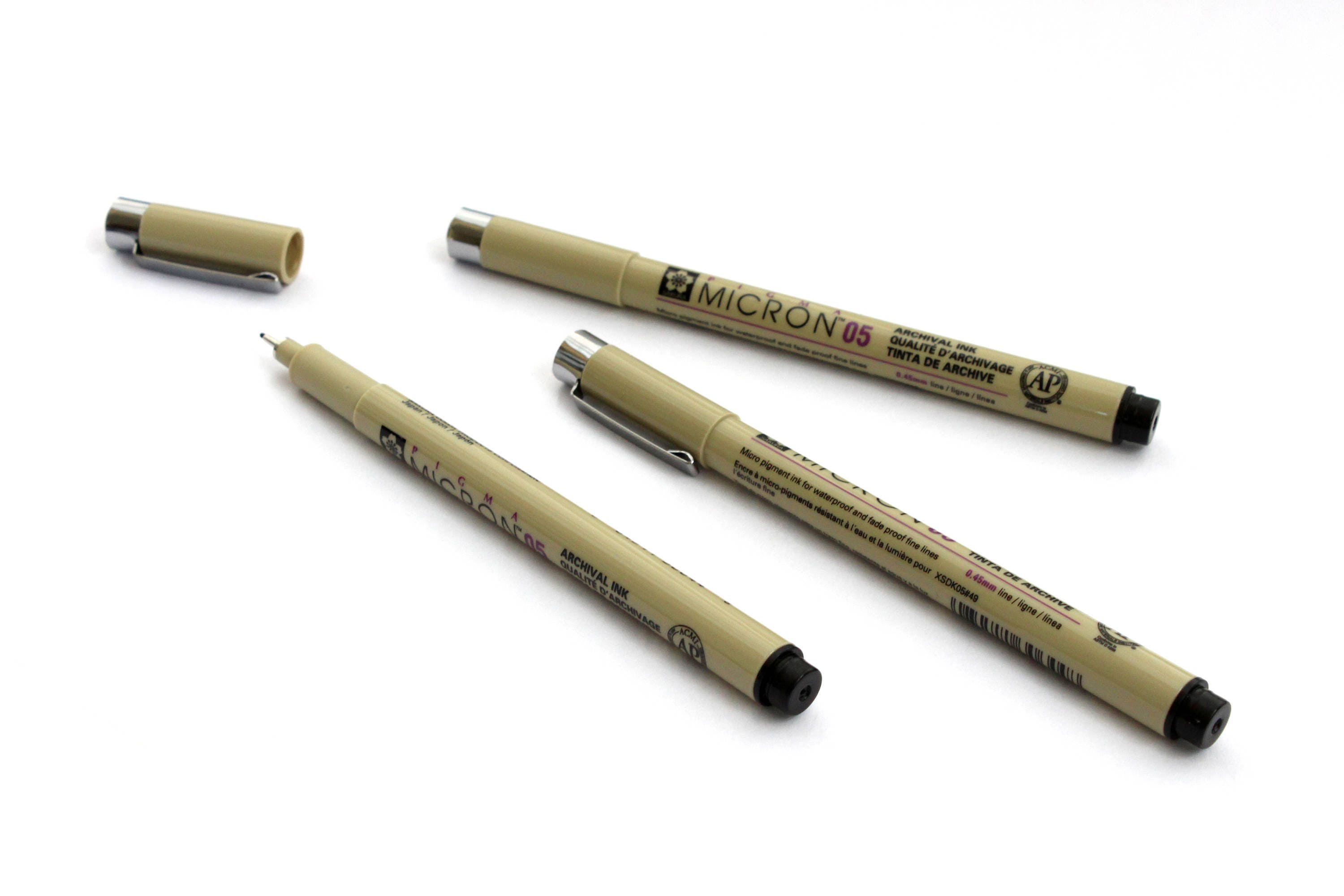Archival Pens for Thumbprint Guest Books - Black Fine Tip Drawing Pen ...