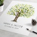 Guest Book Tree Chic Oak Guestbook Tree Print is a Beautiful - Etsy