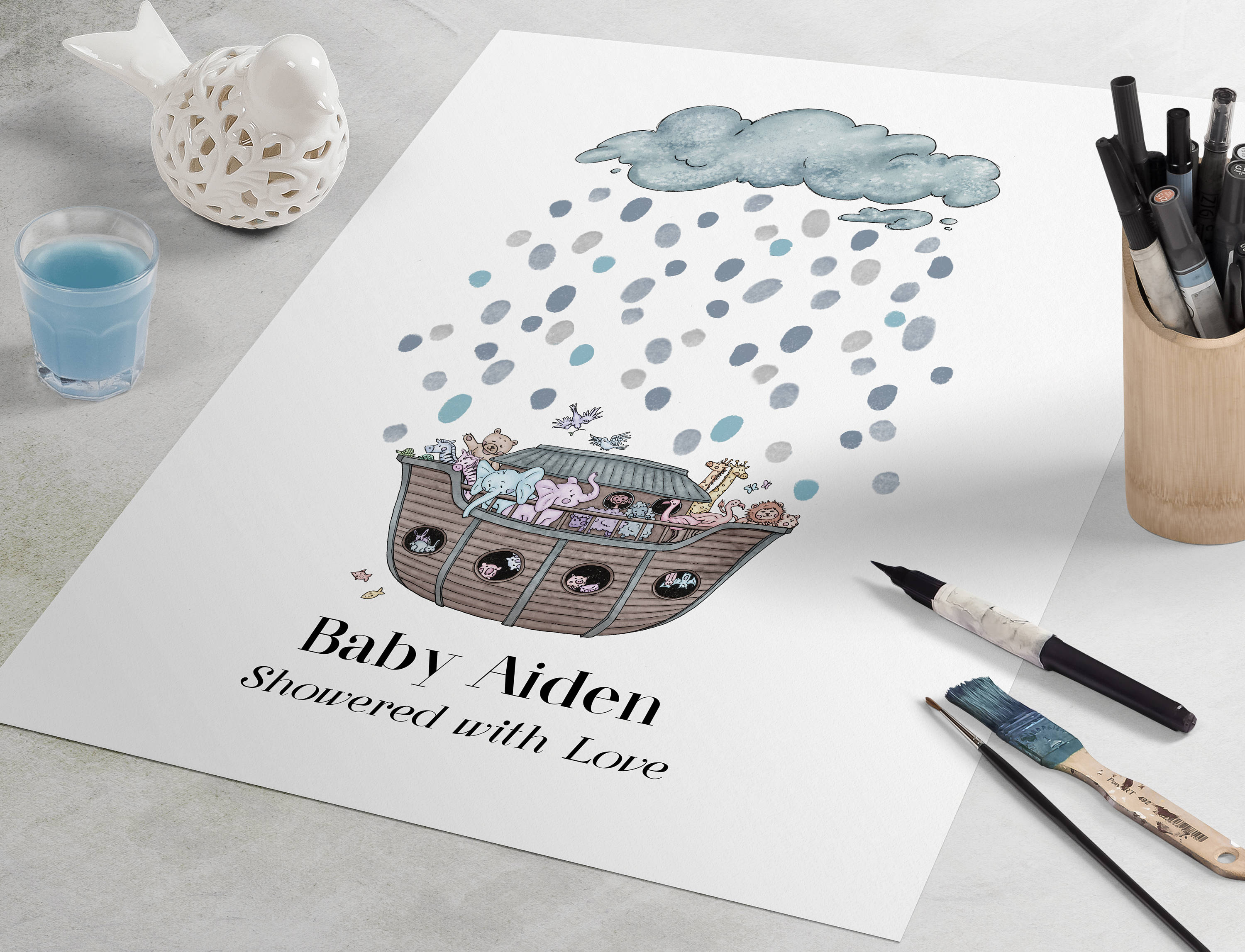 Christian baby shower sign in religious baby shower sign in | Etsy