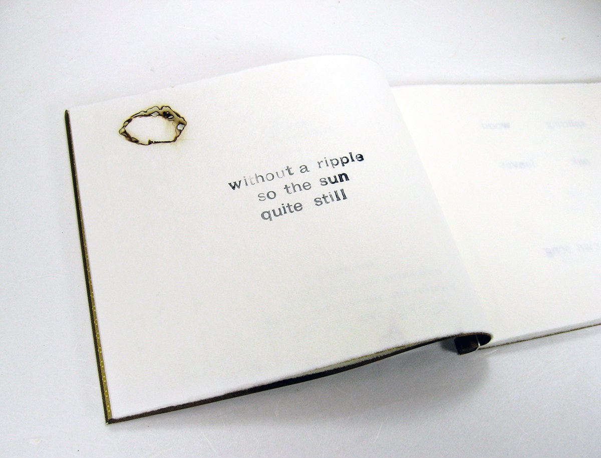 Artist's Book: Stitching Speechless - Etsy