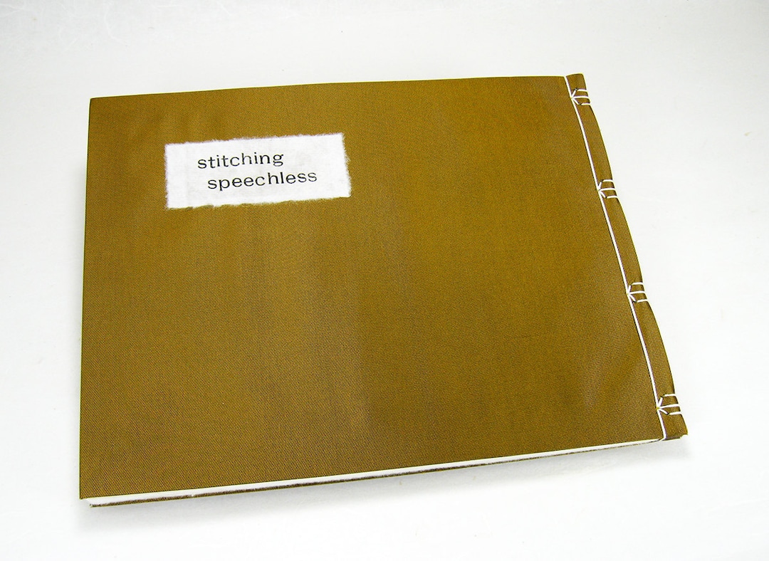 Artist's Book: Stitching Speechless - Etsy