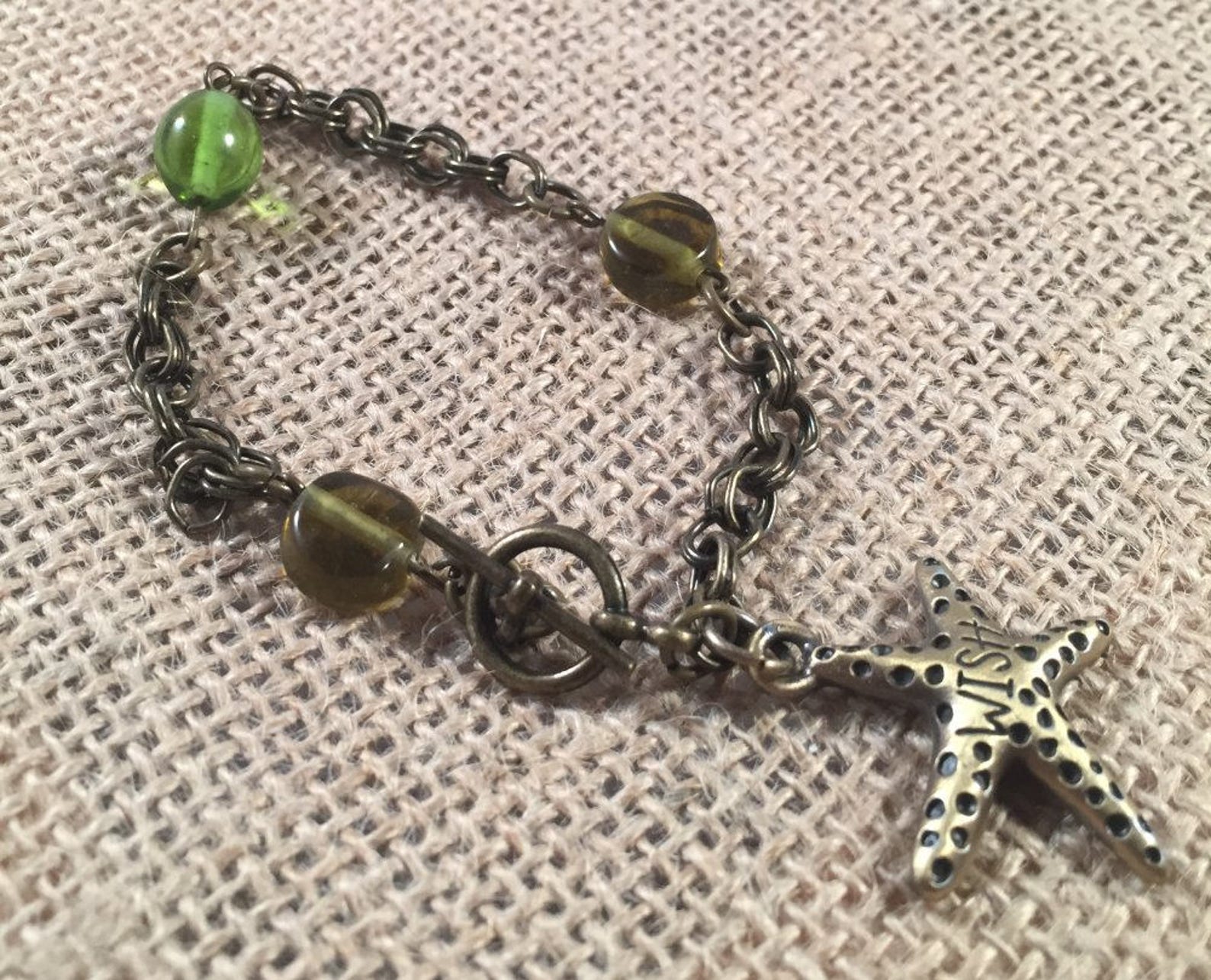 Starfish Bracelet, Sealife Bracelet, Charm Bracelet, Brad Bracelet, Chain Bracelet - Etsy Italia