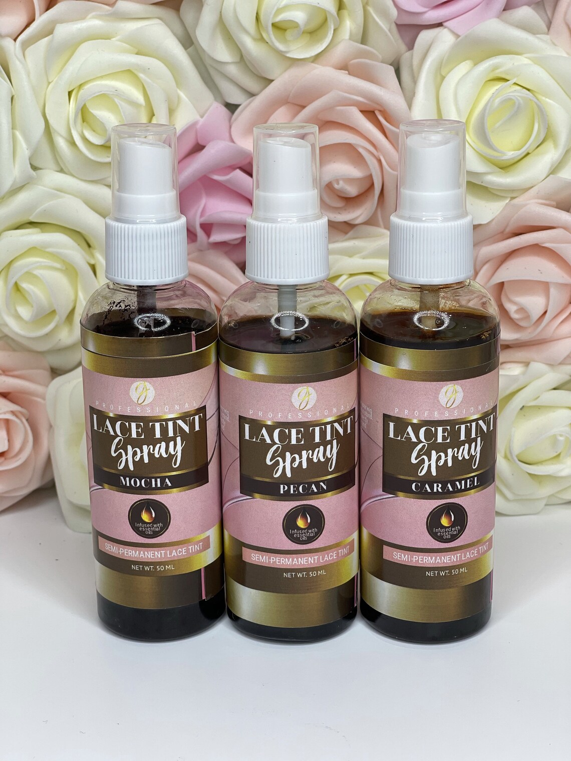 LACE TINT SPRAY – Spray for Wigs – Caramel Color Lace Tint Spray – Semi ...