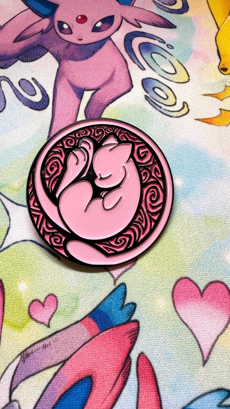Pokemon - Sleeping Mew & Armored Mewtwo Pins - Etsy