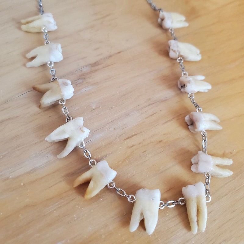 Human Teeth Necklace - Etsy