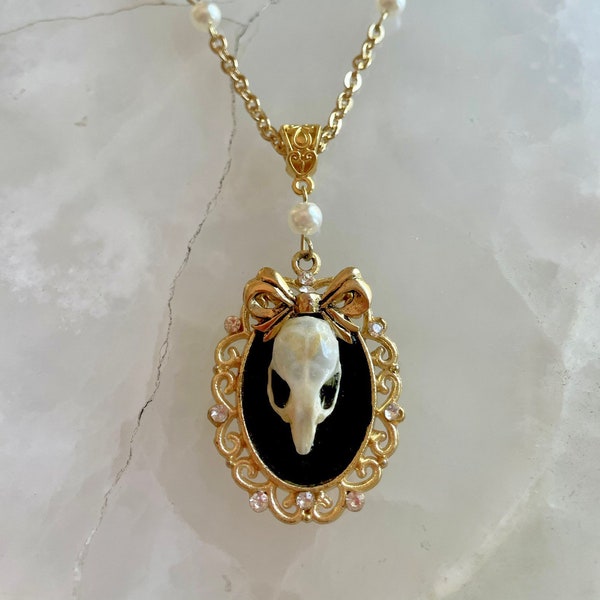 Pearl Skull - Etsy