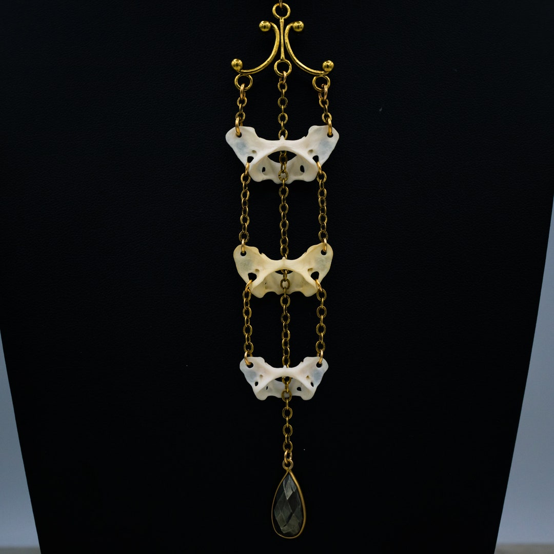 Trinity Atlas Bone Gold Necklace - Etsy
