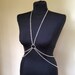 Silver Chain Body Harness - Etsy