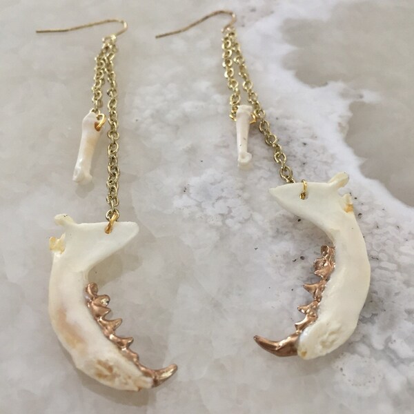 Bone Earrings - Etsy UK