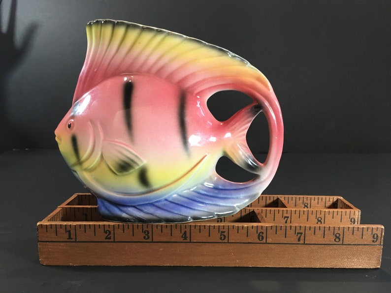 Art Deco Fish Vase - Etsy