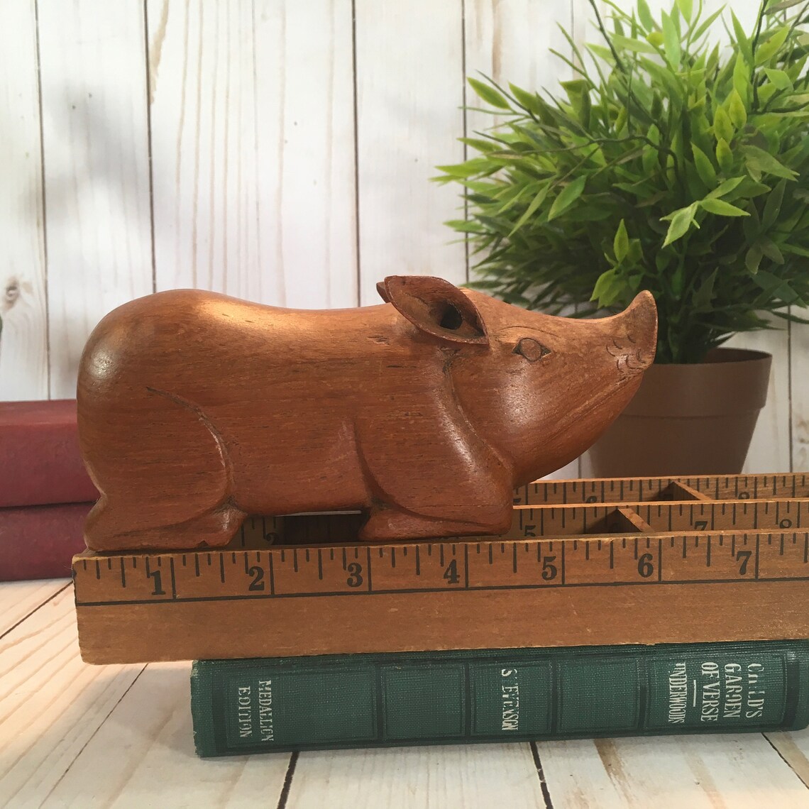 Wooden Pig Stash Box - Etsy