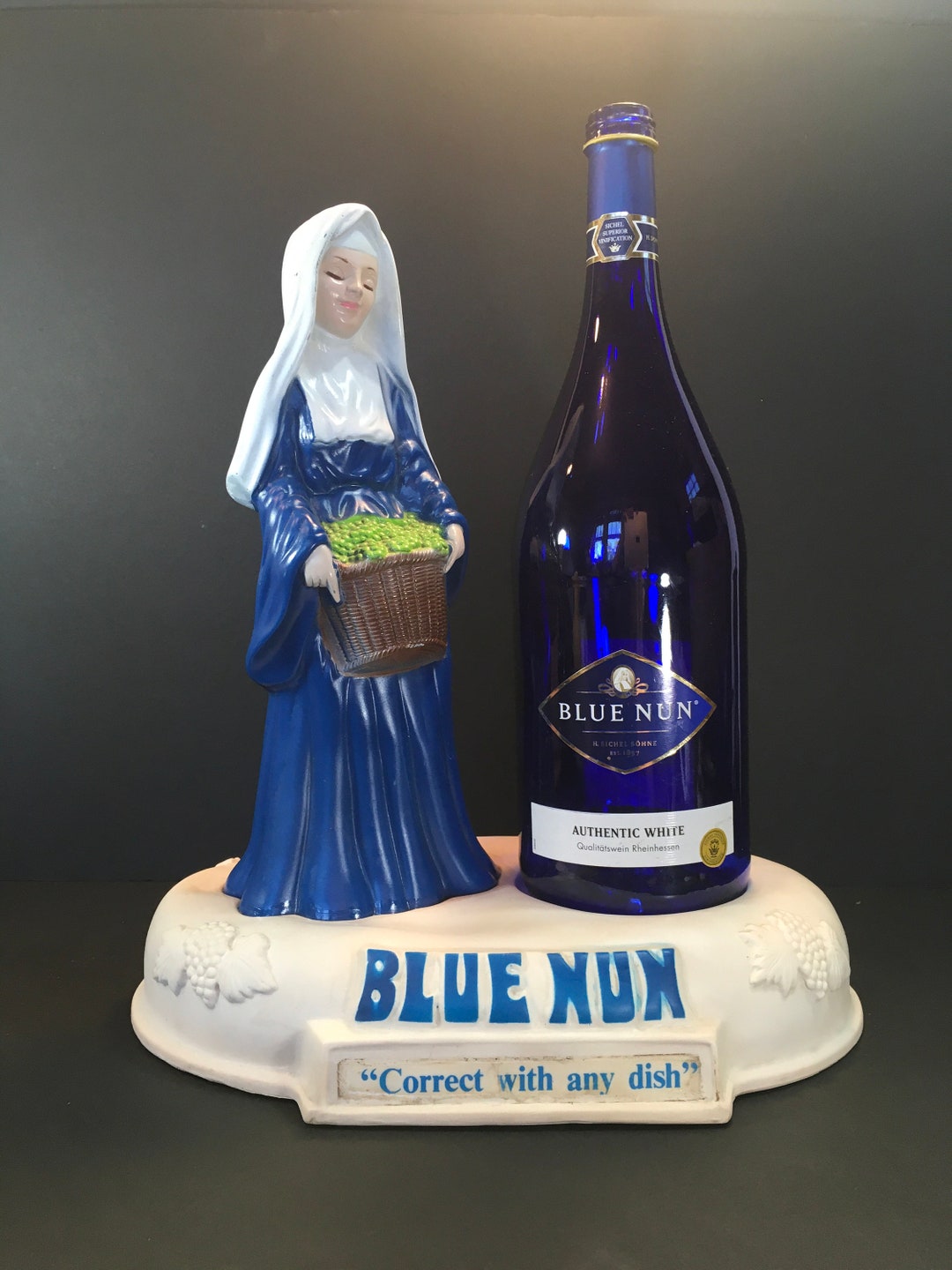 Blue Nun Wine Ruberoid Advertising Figure - Etsy