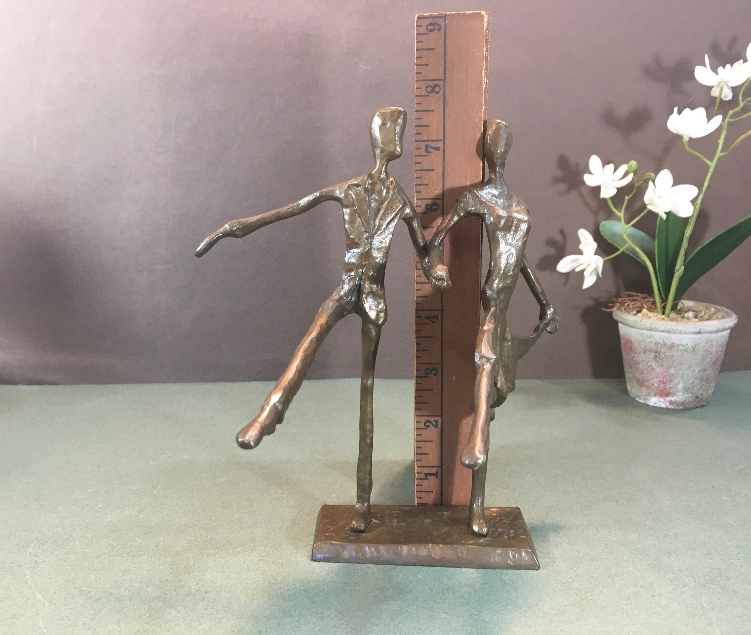 Brass Sculpture Dancing Couple - Etsy