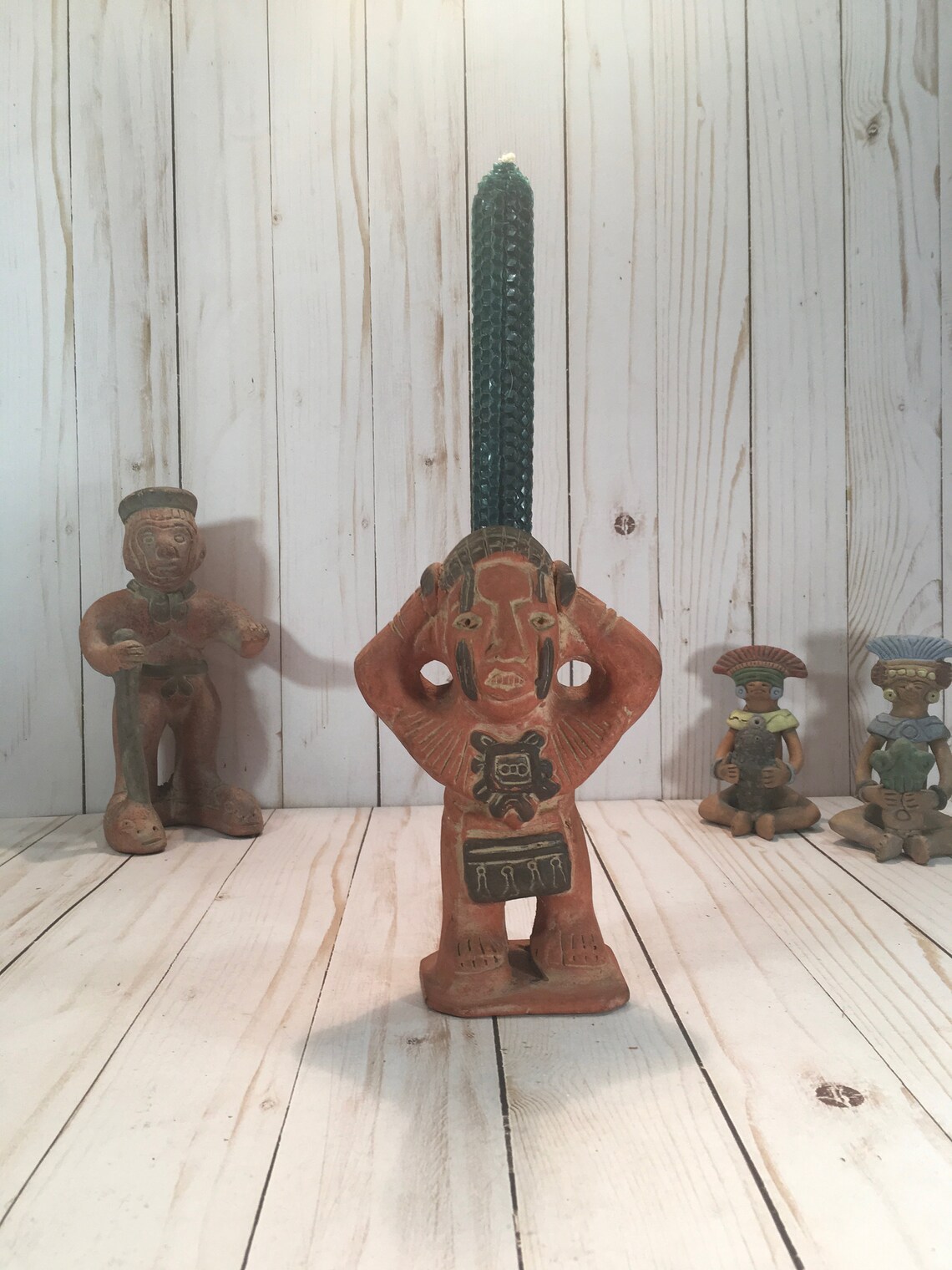 Aztec Mayan Incense Burner Candle Holder - Etsy