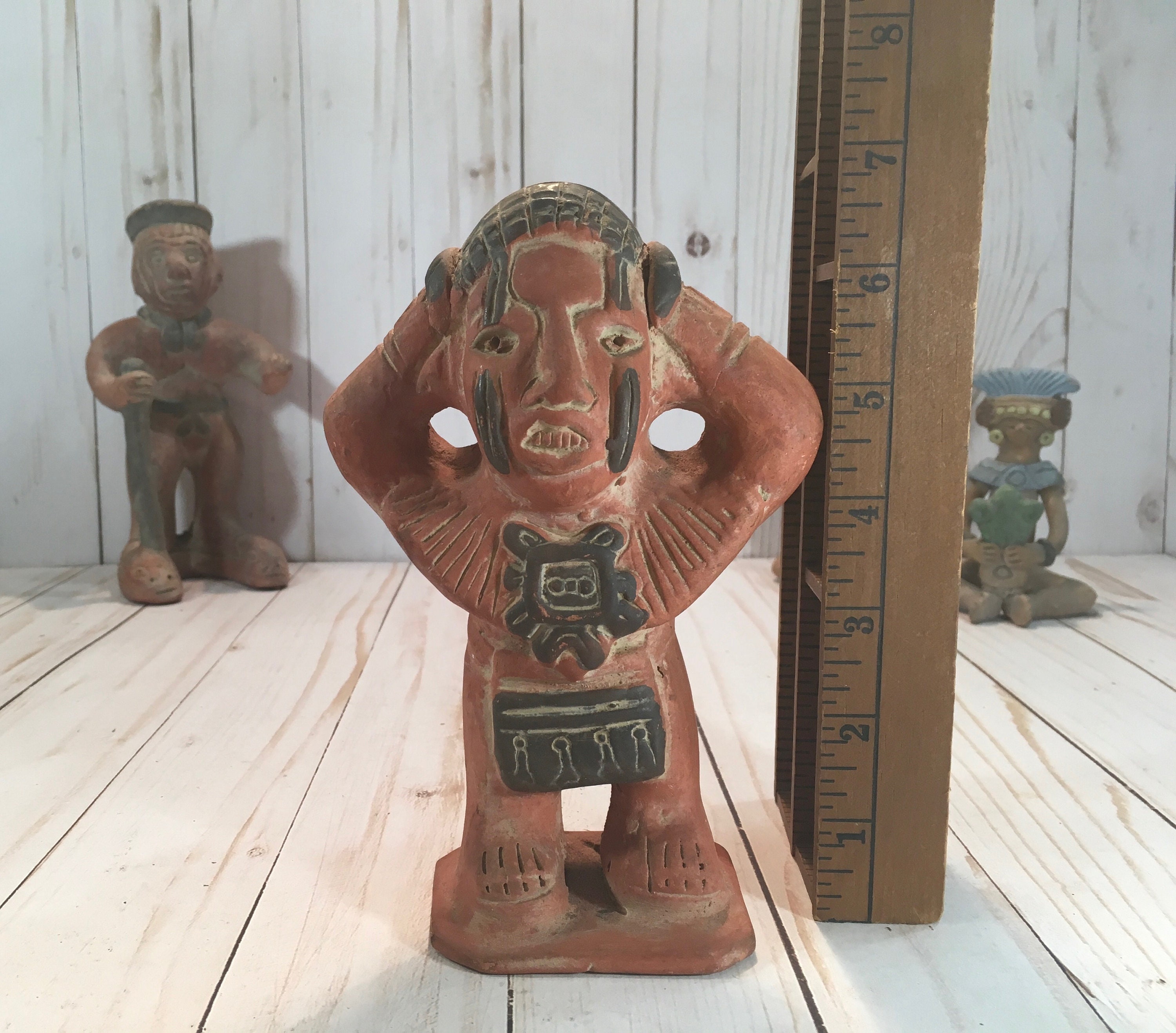 Aztec Mayan Incense Burner Candle Holder - Etsy