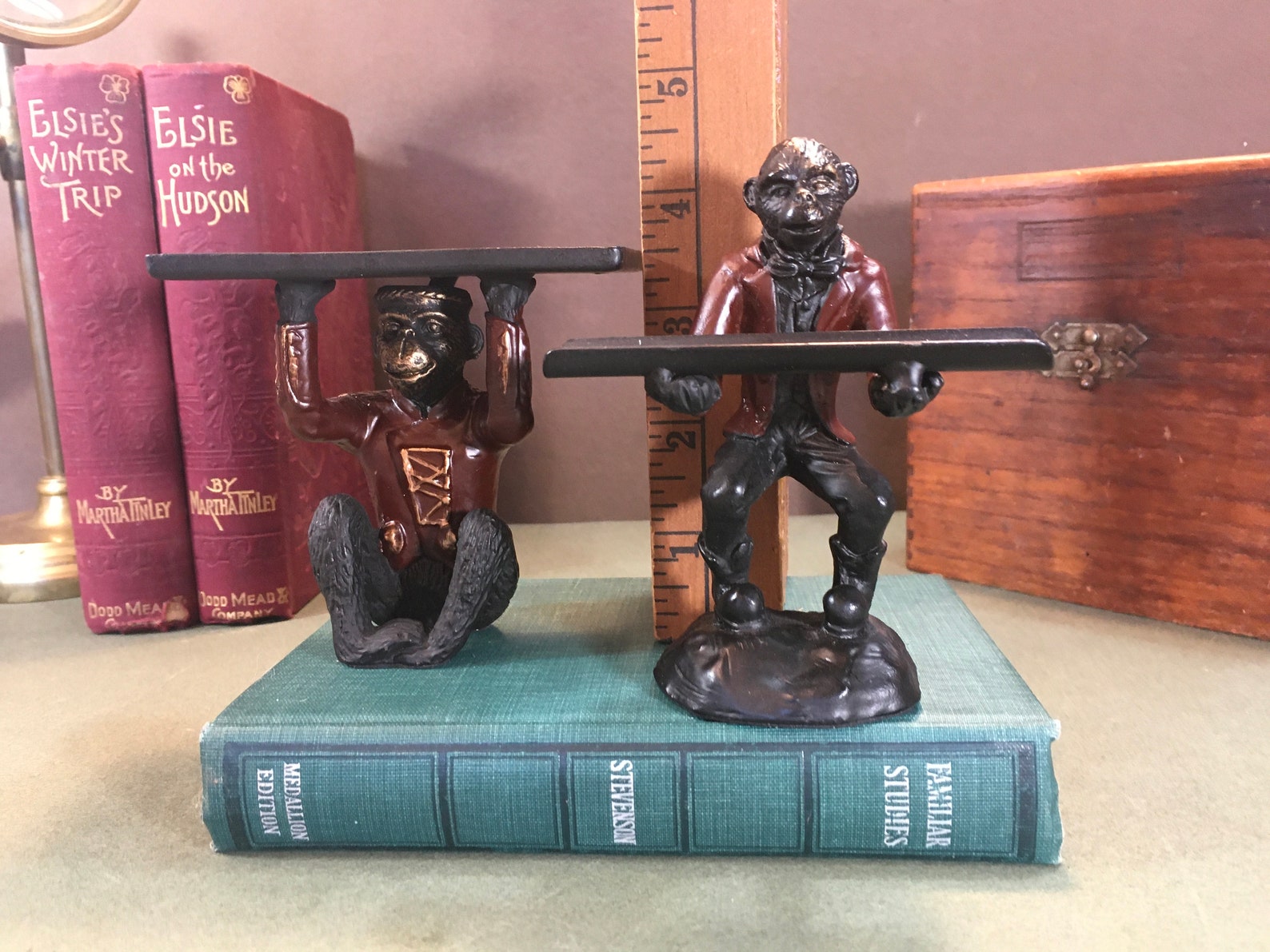 Bombay Co Bellboy Monkey Desk Set - Etsy