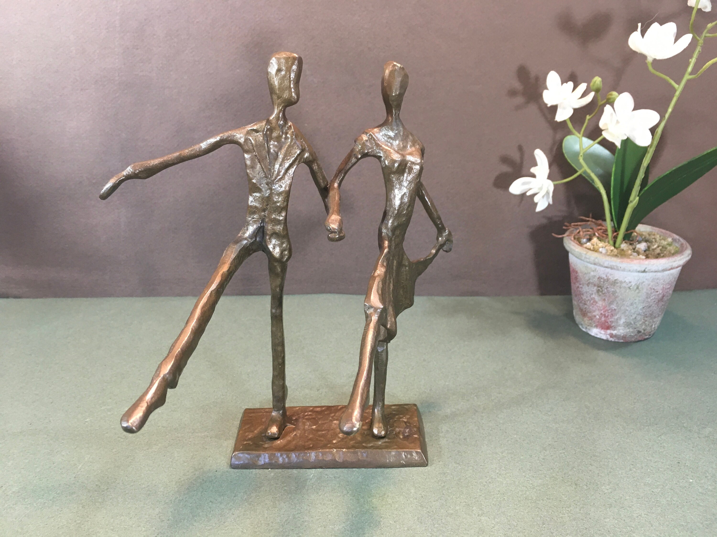 Brass Sculpture Dancing Couple - Etsy