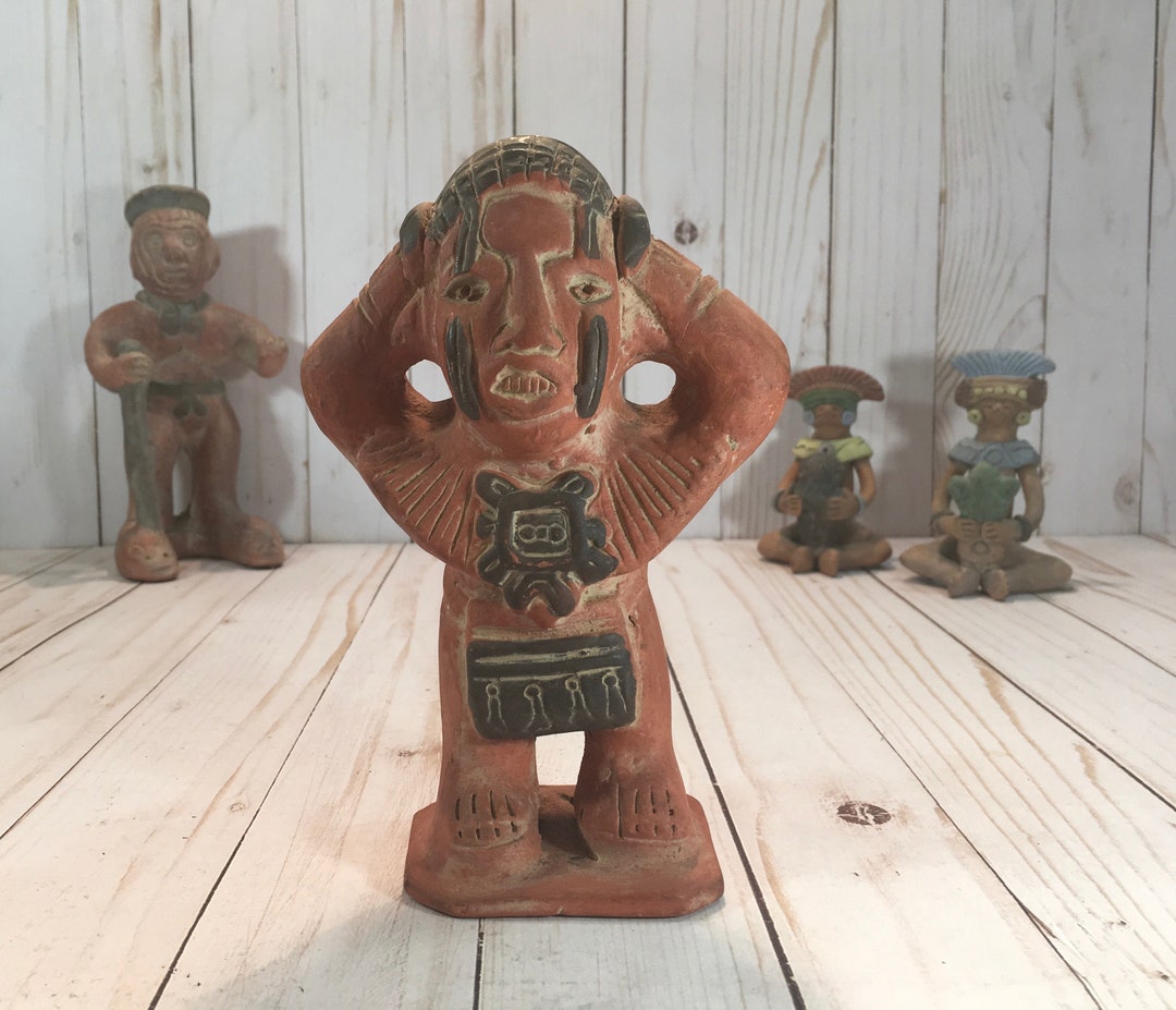 Aztec Mayan Incense Burner Candle Holder - Etsy