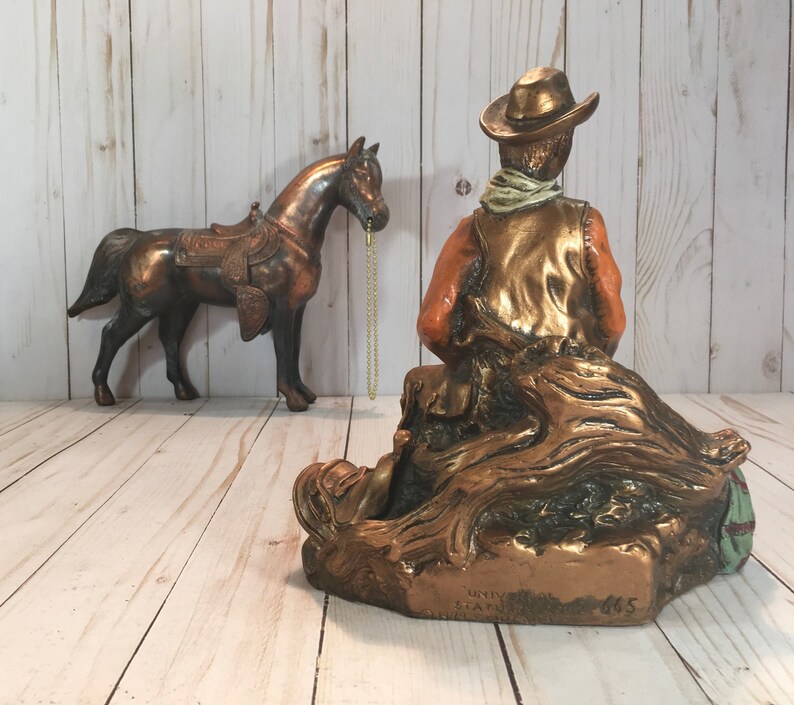 Cowboy Statuary Figure Universal Statuary Corp - Etsy