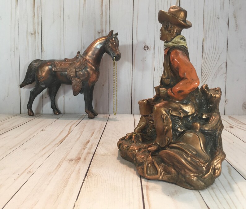 Cowboy Statuary Figure Universal Statuary Corp - Etsy