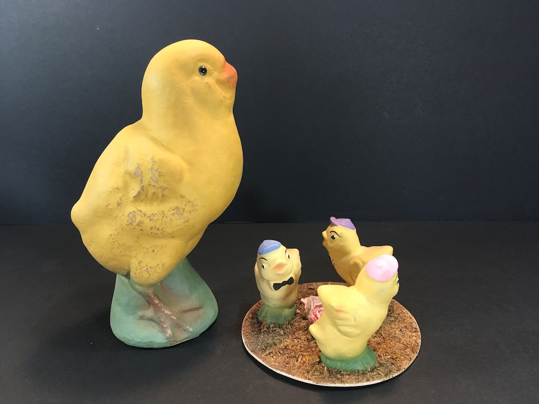 Easter Chicks Stamm House Paper Mache - Etsy