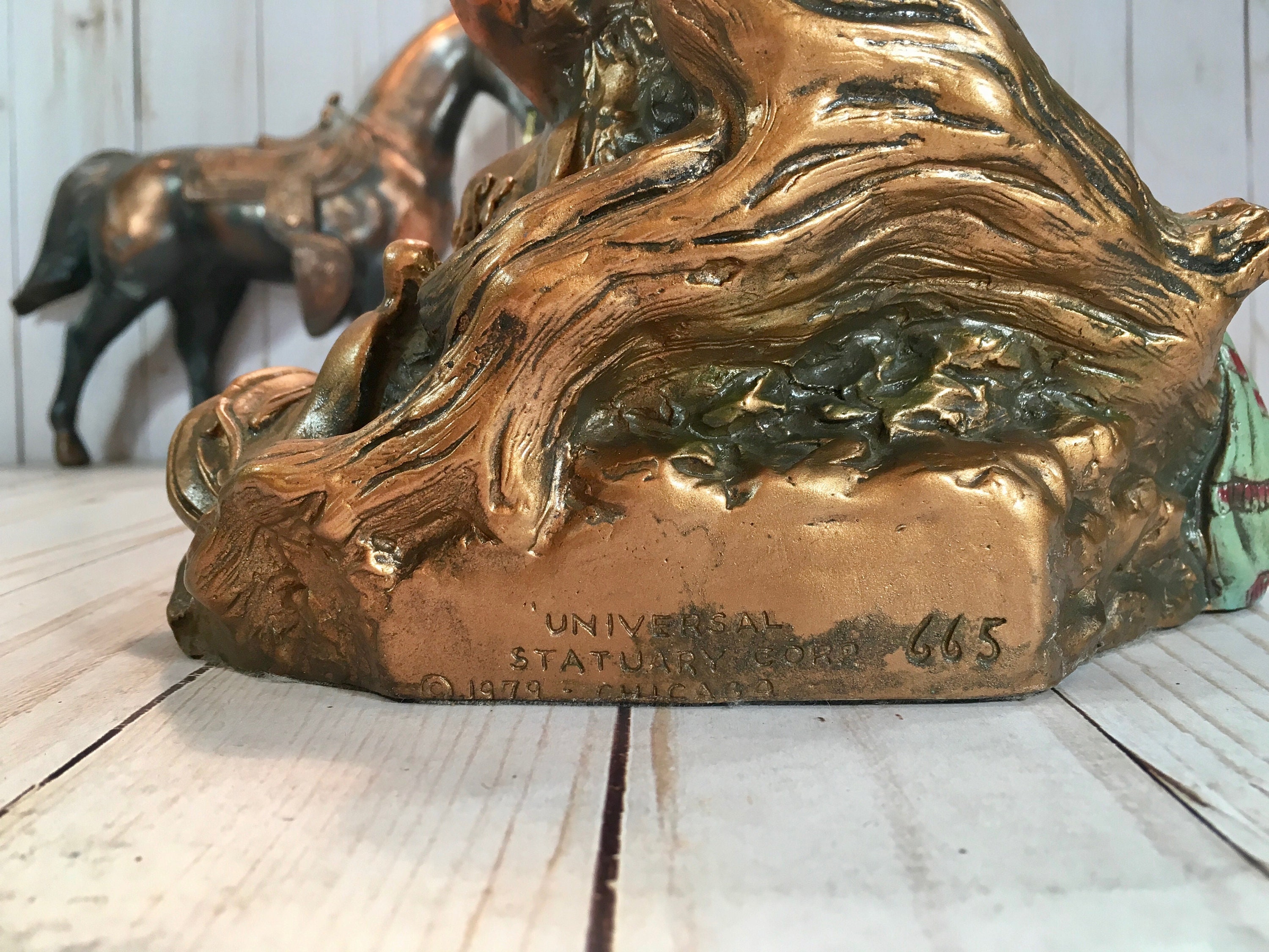 Cowboy Statuary Figure Universal Statuary Corp - Etsy