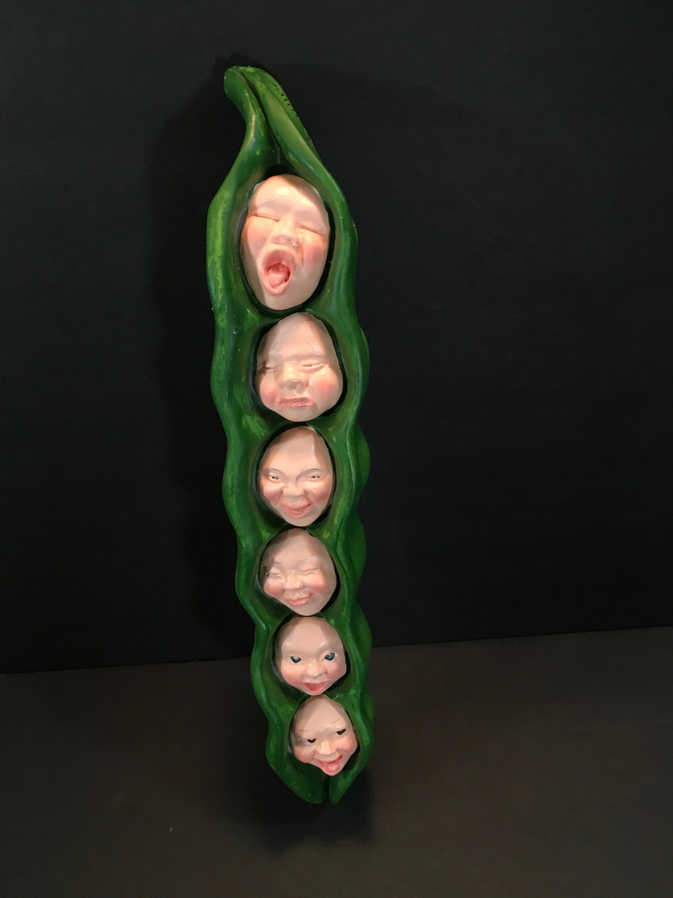 R Vandamme Pea Pod Baby Faces | Etsy