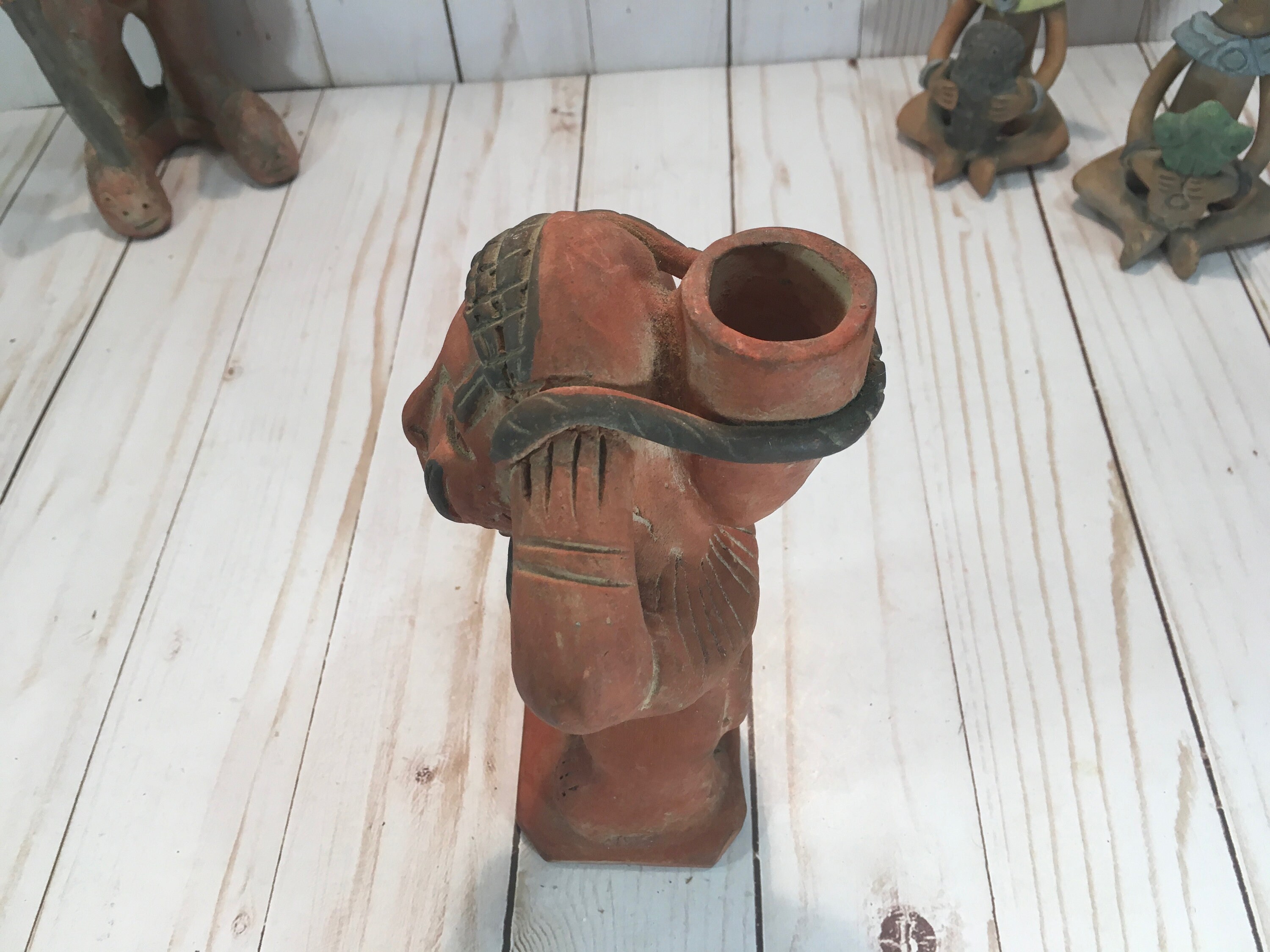 Aztec Mayan Incense Burner Candle Holder - Etsy