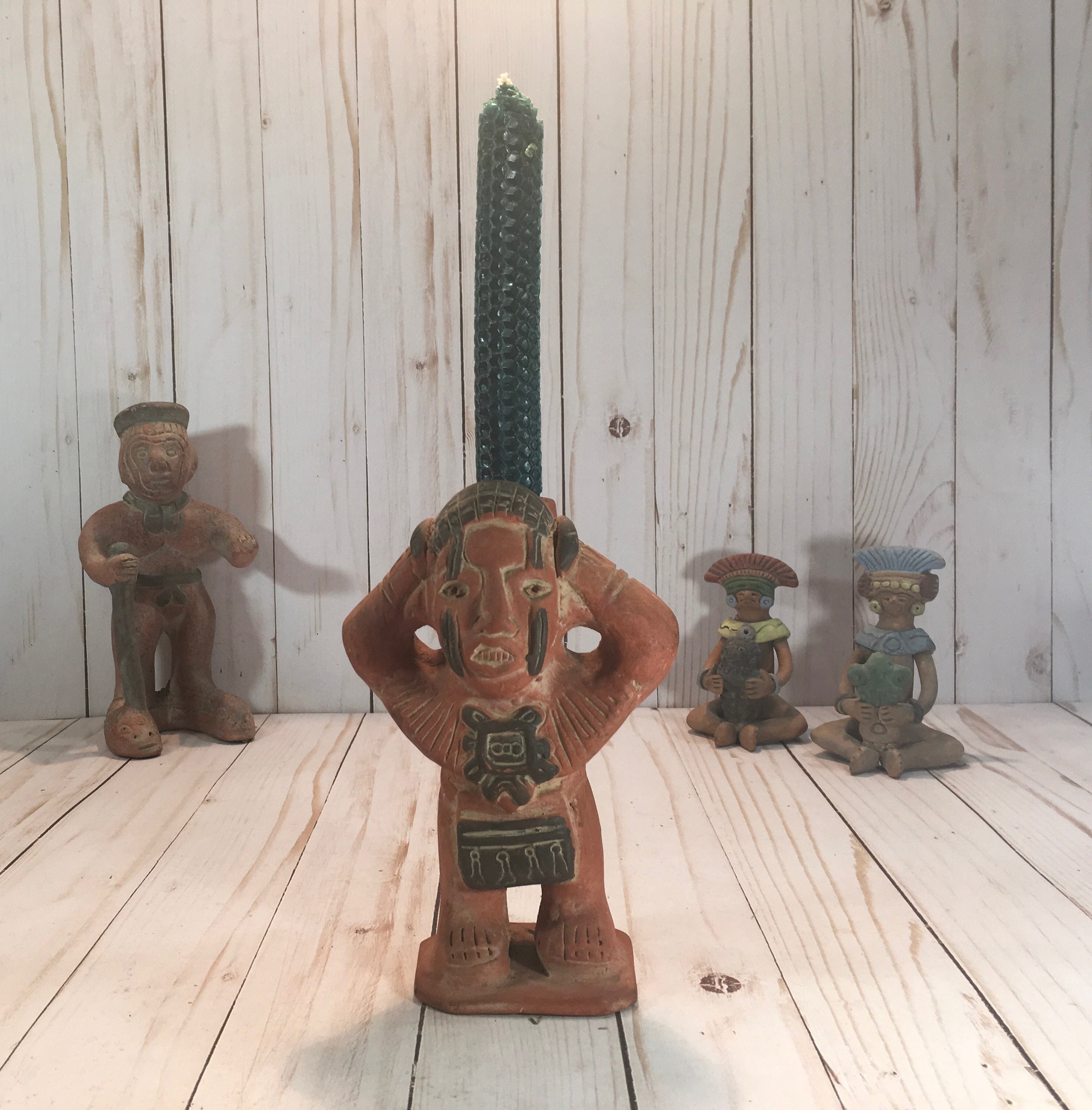 Aztec Mayan Incense Burner Candle Holder - Etsy