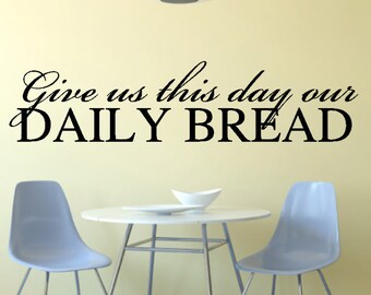 Daily Bread Decal | Etsy