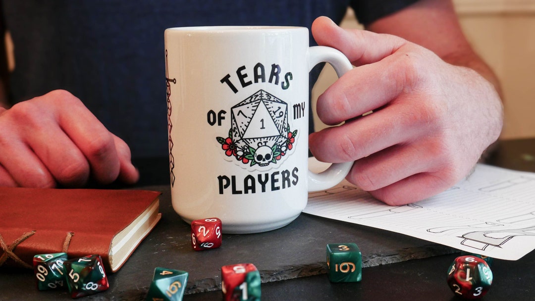 Tears of My Players Mug: Funny Dnd Dungeon Master Gift, Dungeons and ...