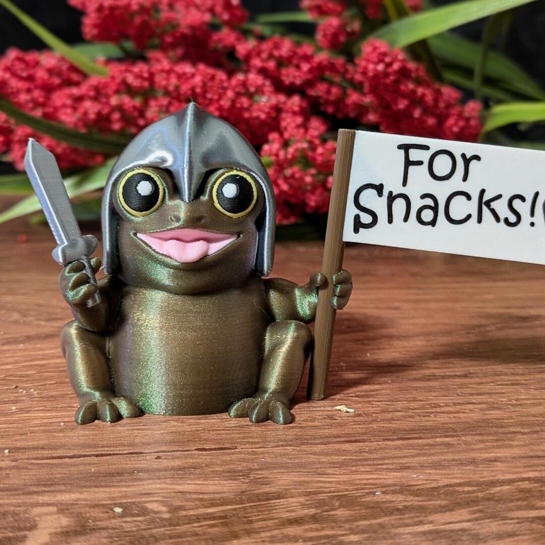 Sir Glorb Frog Knight Figurine: Funny Miniature Desk Decor - Etsy