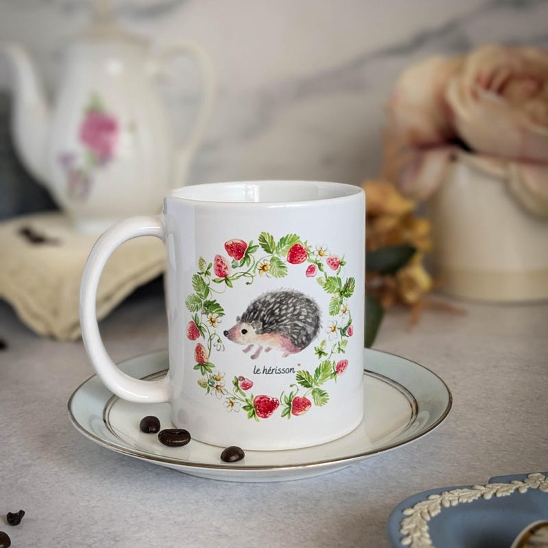 Hedgehog Mug - Etsy