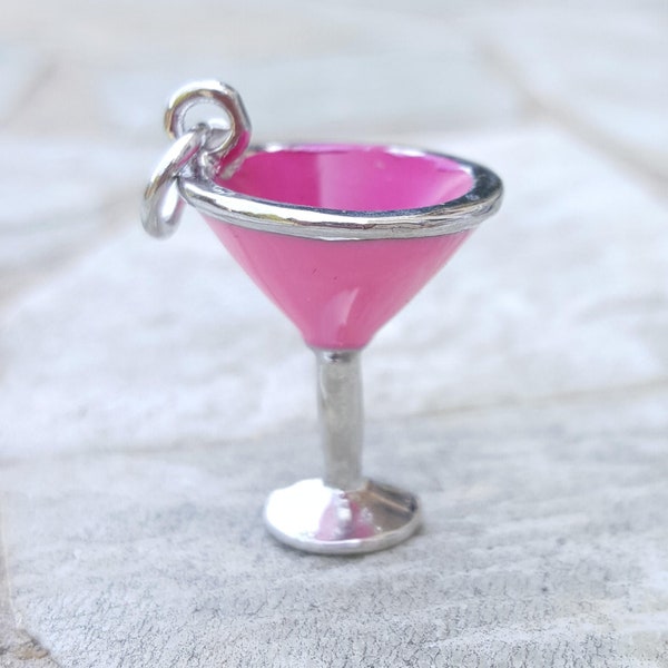 Martini Glass Charm - Etsy