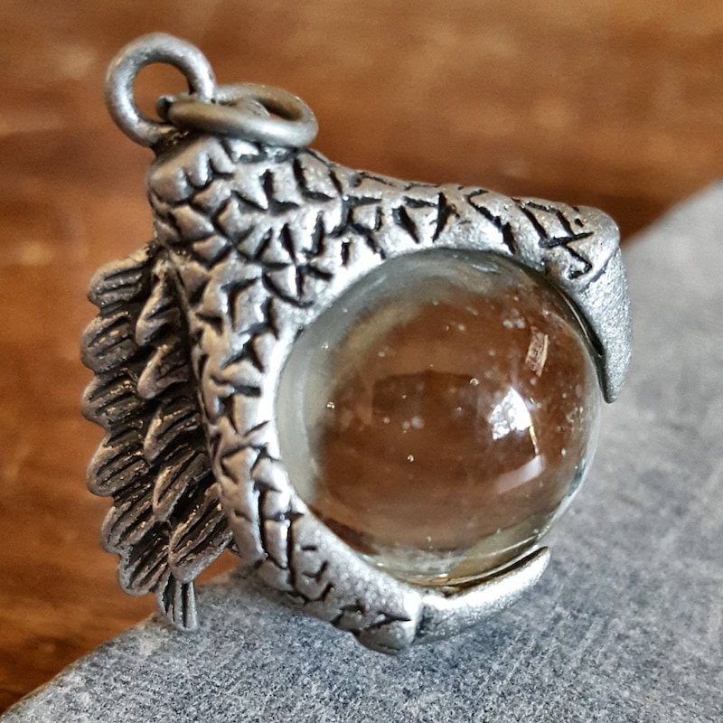Crystal Ball Charm - Etsy