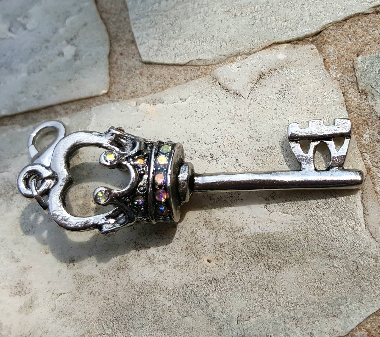 Key Charm Pendant Clip on Charms for Bracelets Necklaces | Etsy