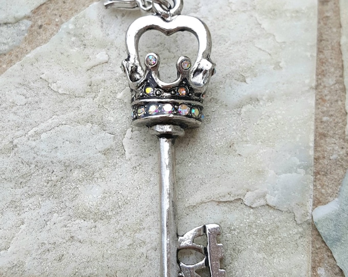 Key Charm Pendant, Clip on Charms for Bracelets Necklaces, Antique ...