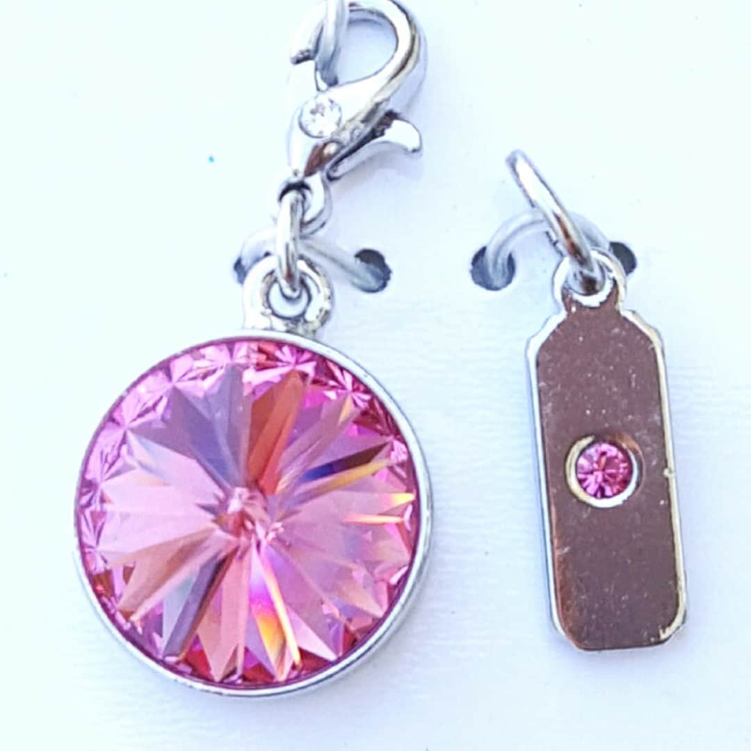 Swarovski Crystal October Birthstone Charm, Genuine Swarovski Charm ...