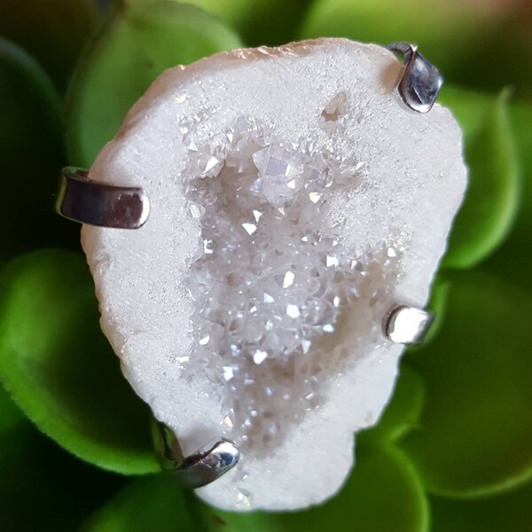 Druzy Ring - Etsy