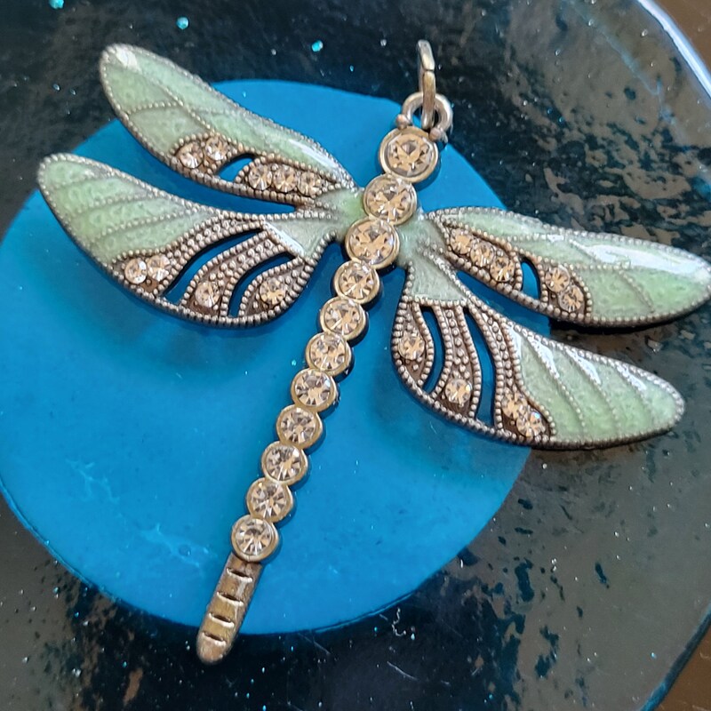 Enamel Dragonfly - Etsy