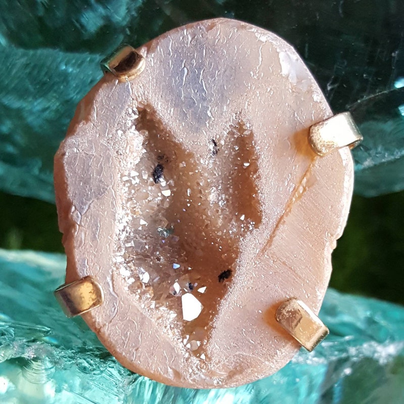 Geode Ring - Etsy