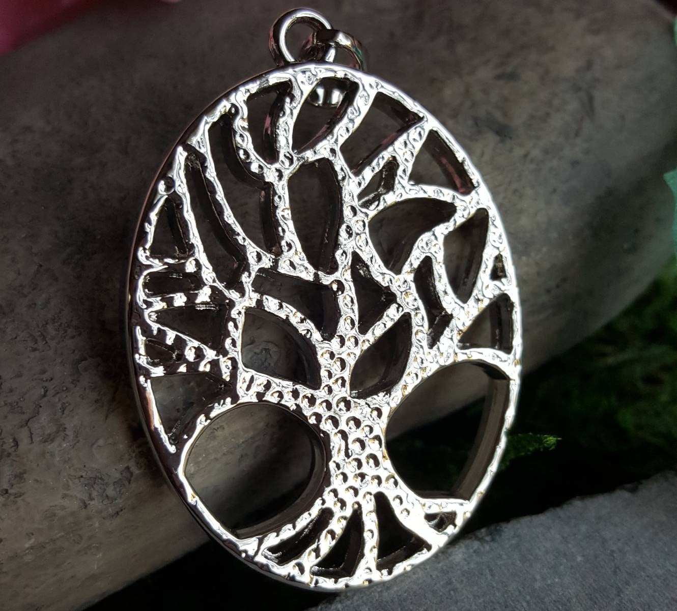 Silver Tree of Life Pendant Celtic Tree of Life Pendant - Etsy