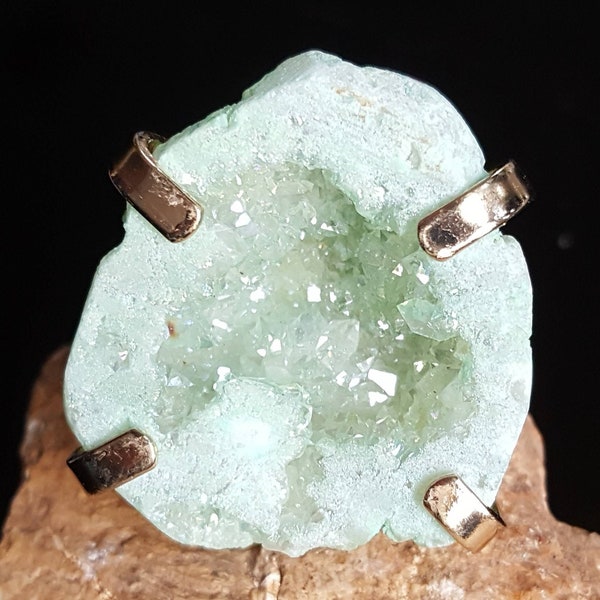 Green Geode - Etsy