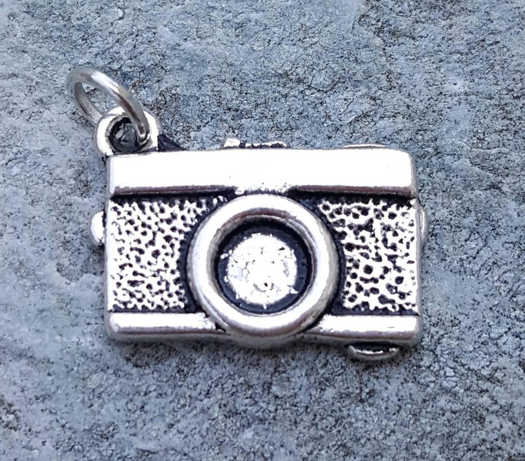 Silver Camera Charm, Silver Camera Pendant, Photography Charms, Gifts ...